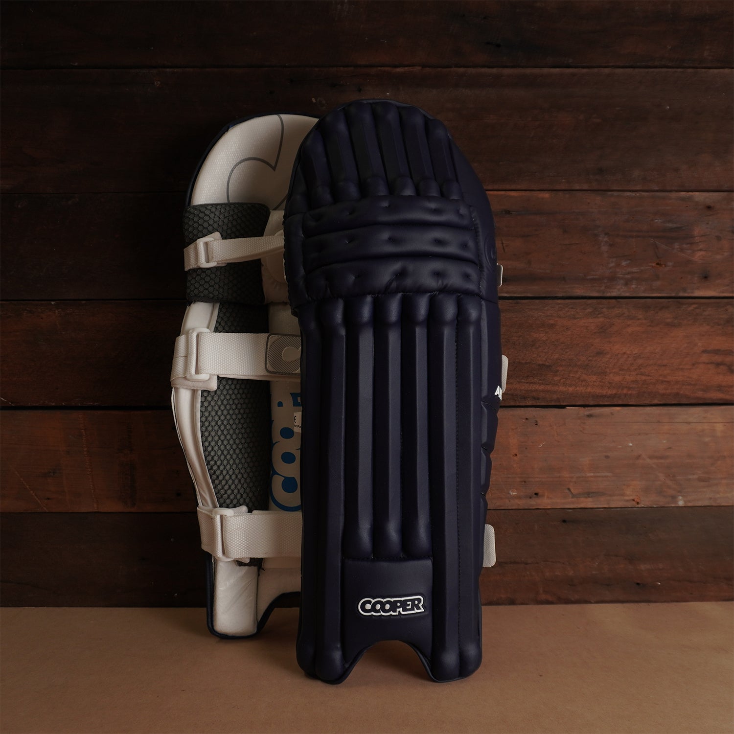 Batting AM9 Pads - Navy Blue - Cooper Cricket