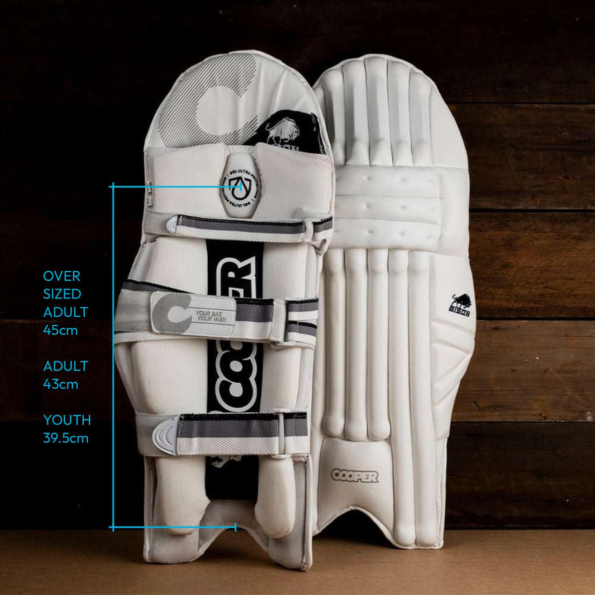 Batting Bison Pads - Cooper Cricket