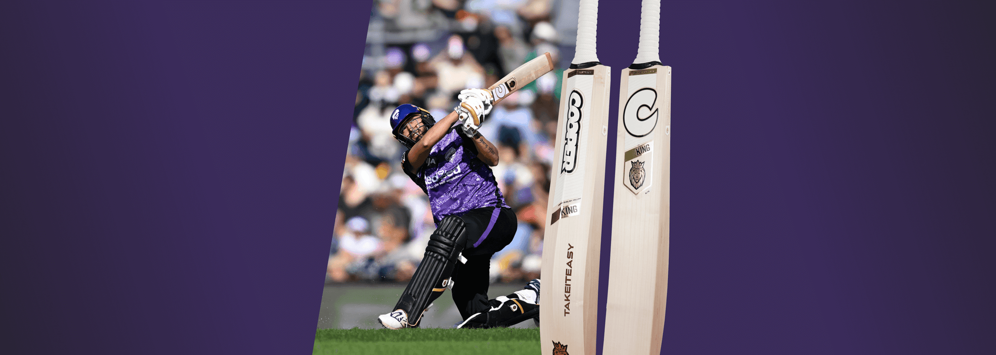 Australian made English willow cricket bats used by Josh Brown